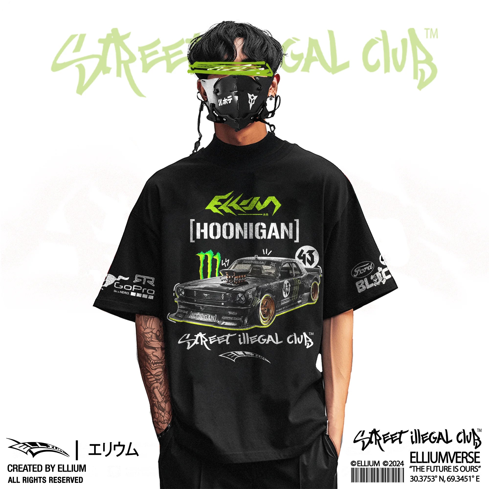 Ken Block’s 1965 Mustang - Oversized T-Shirt [ LIMITED EDITION ]