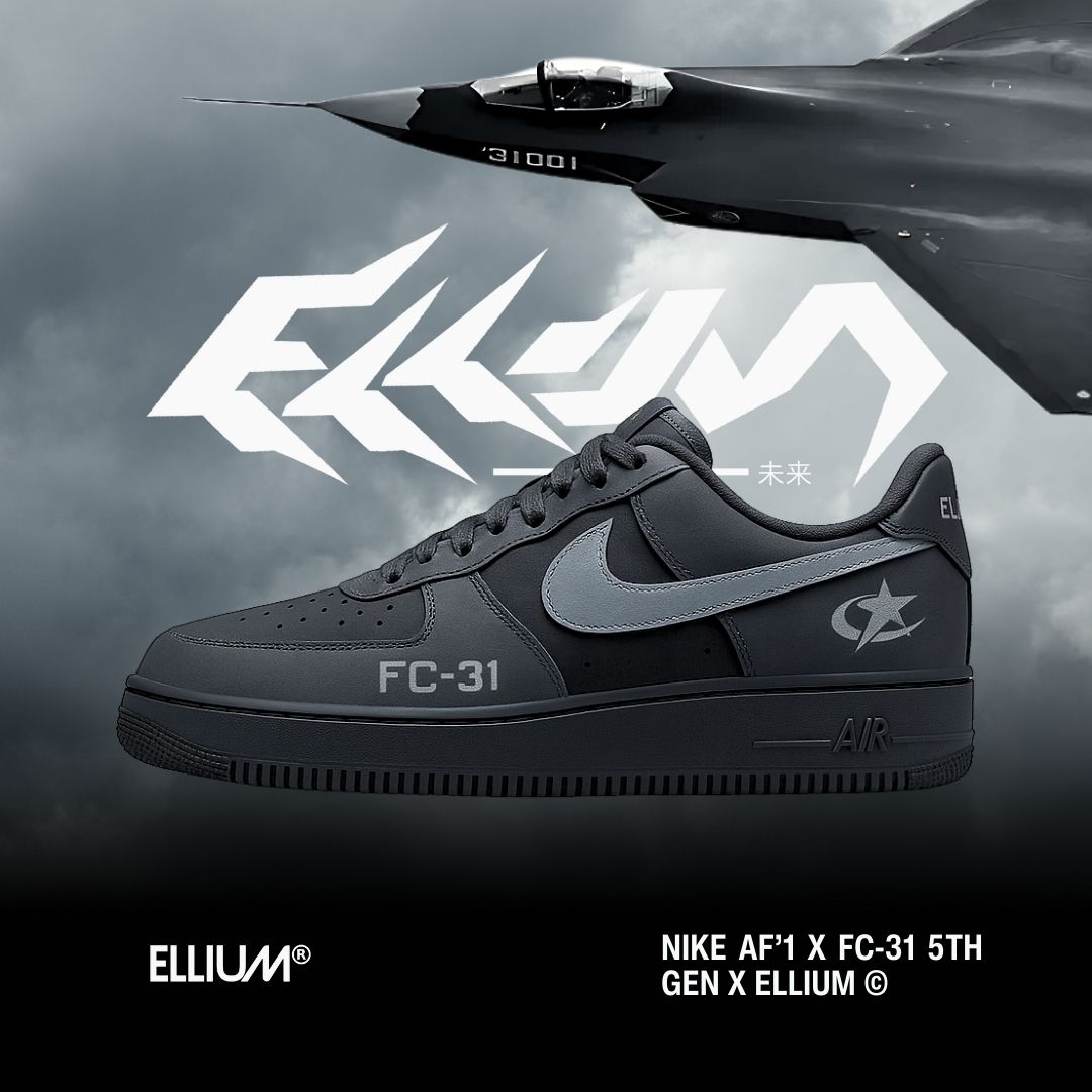 FC-31 5TH PAKI FIGHTER JET - NIKE AIRFOCE 1