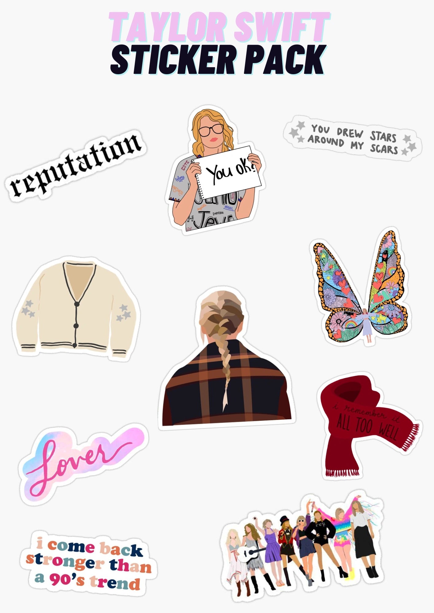 Taylor Swift - Sticker Pack